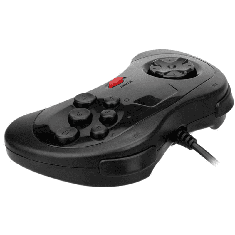 black 1pcs new Wired USB Gamepad Classic Controller Joypad For Saturn ...