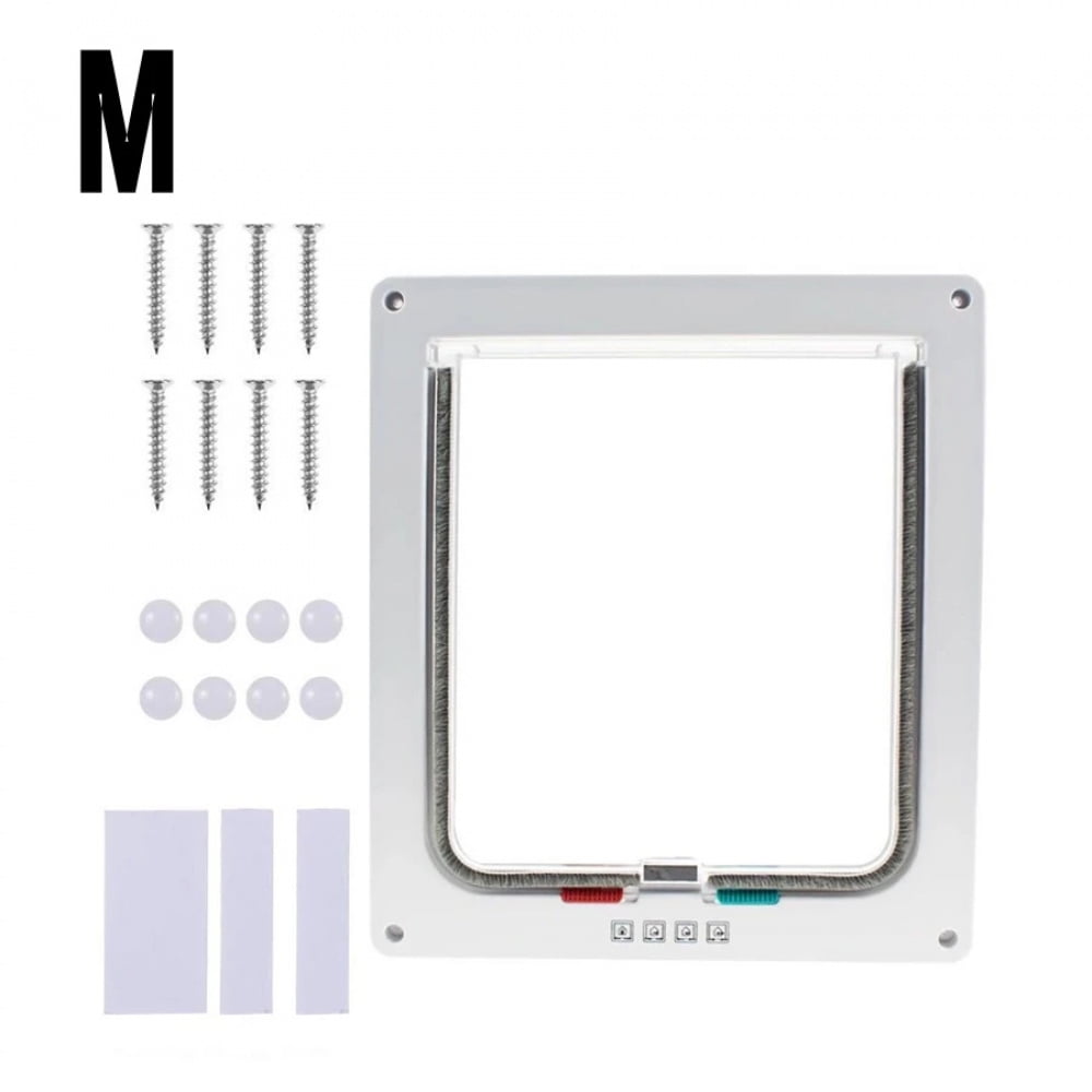 1pcs pet door, cat door, two-way access door, glass acrylic board, cat ...