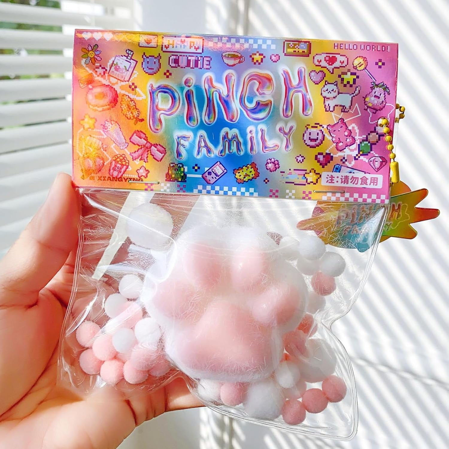 1pcs taba Squishy Cat Paw Squeeze Toys, Cat Paw Squishy, Cute Kawaii ...