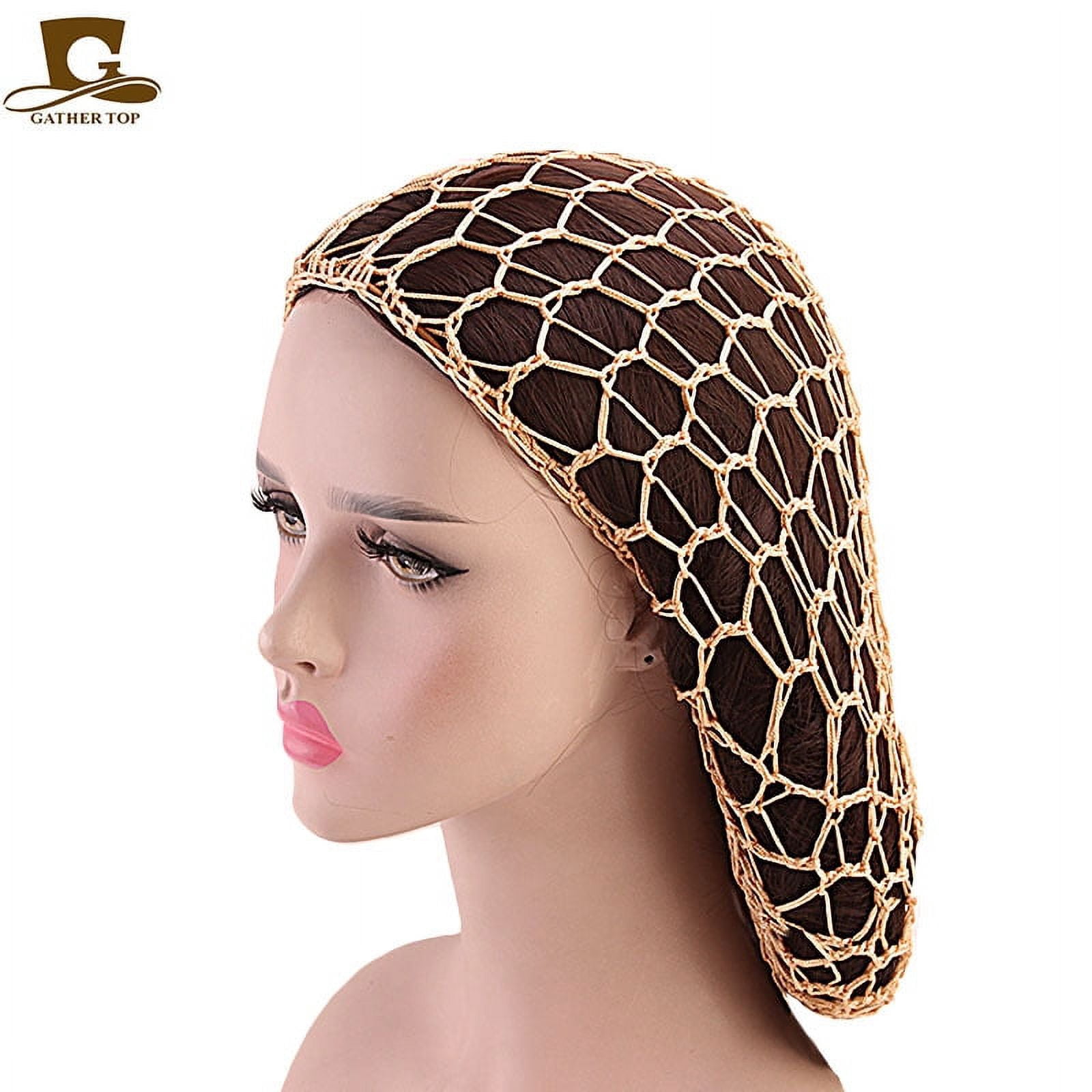 1pcsHairnet Hat Sleeping Net Hat Accessories Ladies Handmade Crochet ...