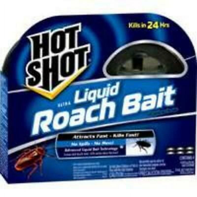 1pk Hot Shot HG-95789 Mini Ultra Liquid Roach Bait 6 Count - Walmart ...