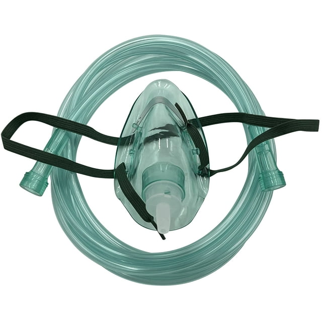 1pk Pediatric Oxygen Mask w/6.8Ft Crush Resistant Tubing - Walmart.com