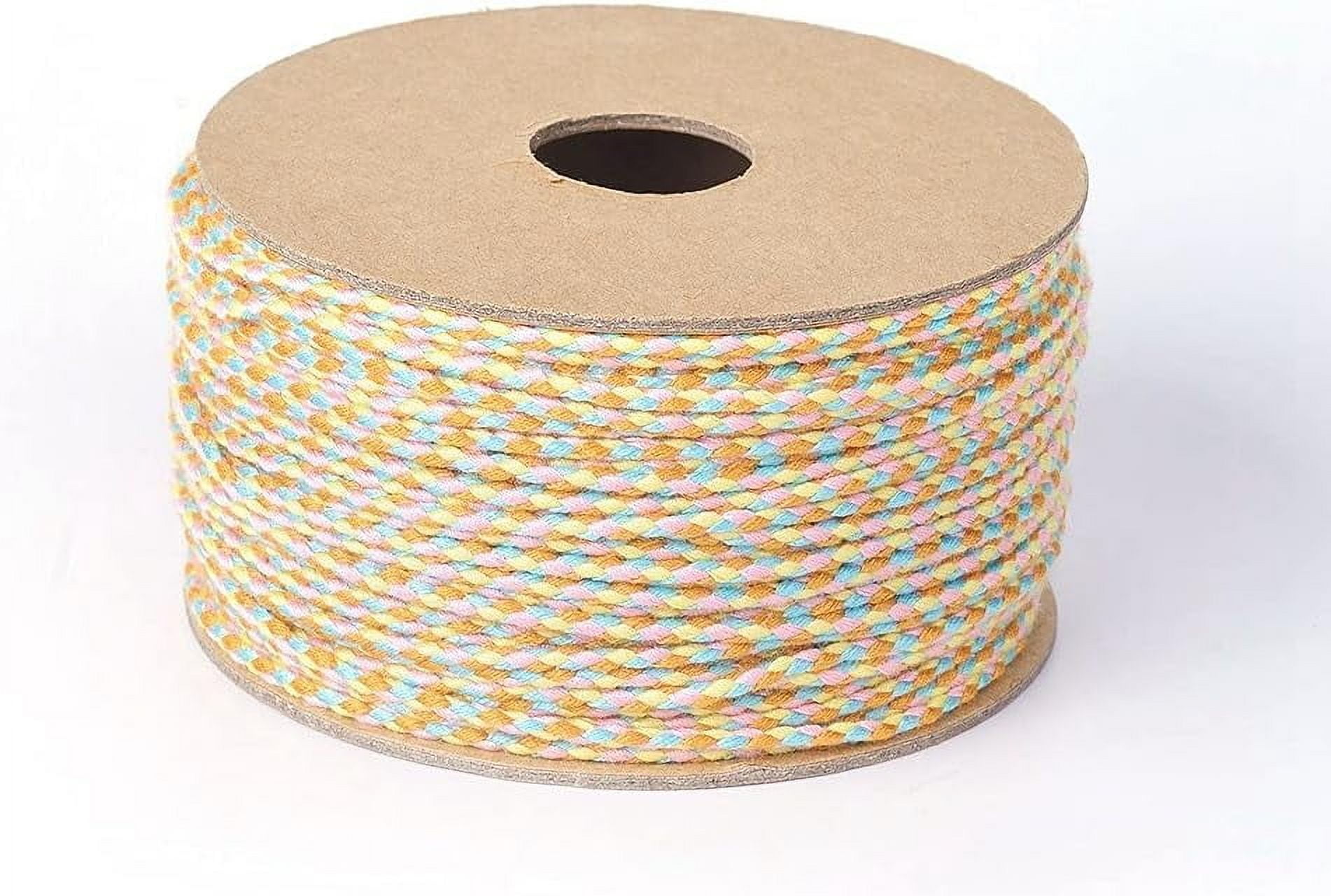 1roll 1 Roll 21.87 Yards(20m) 2mm Macrame Cotton Cord Bead Thread ...
