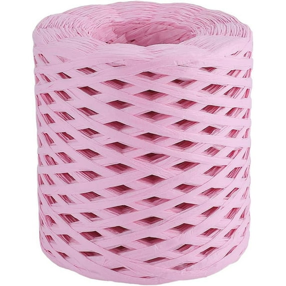 1roll 218 Yards Gift Wrapping Raffia Ribbon Natural Bulk Packing Raffia ...