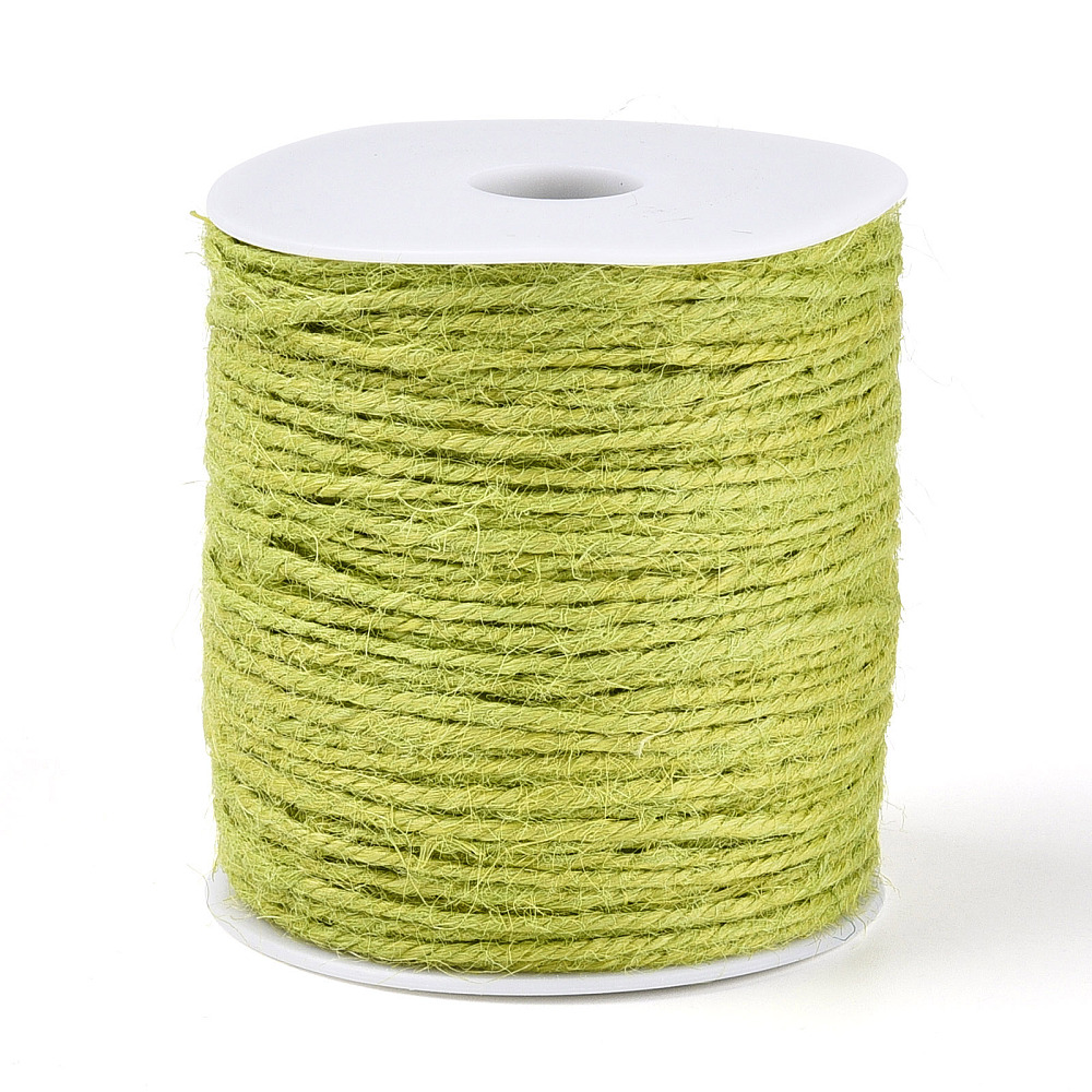 1roll Colored Jute Cord Jute String Jute Twine 3-Ply for Jewelry Making ...