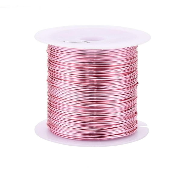 1roll Copper Craft Wire Copper Beading Wire Long-Lasting Pink 28 Gauge ...