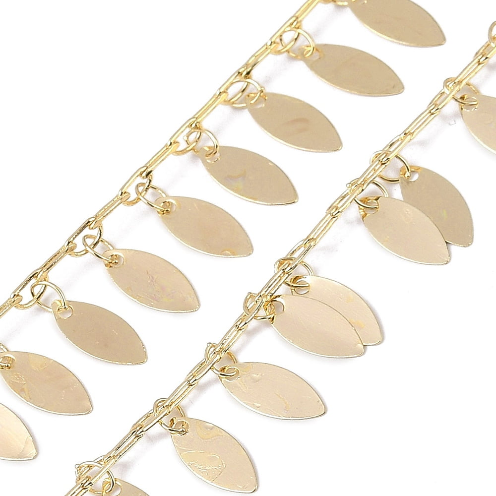 1roll Handmade Brass Horse Eye Chains for Necklaces Bracelets Making Long-Lasting Soldered with ...