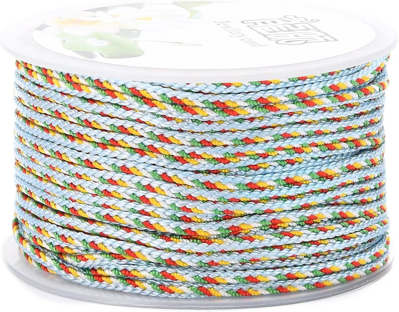 1roll Multi-color Decorative Nylon Twisted Cord Nylon Rope String for ...