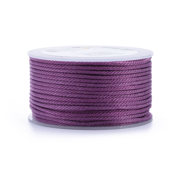 1roll Polyester Cords for Jewelry Making Beading Crafting Dark Orchid ...