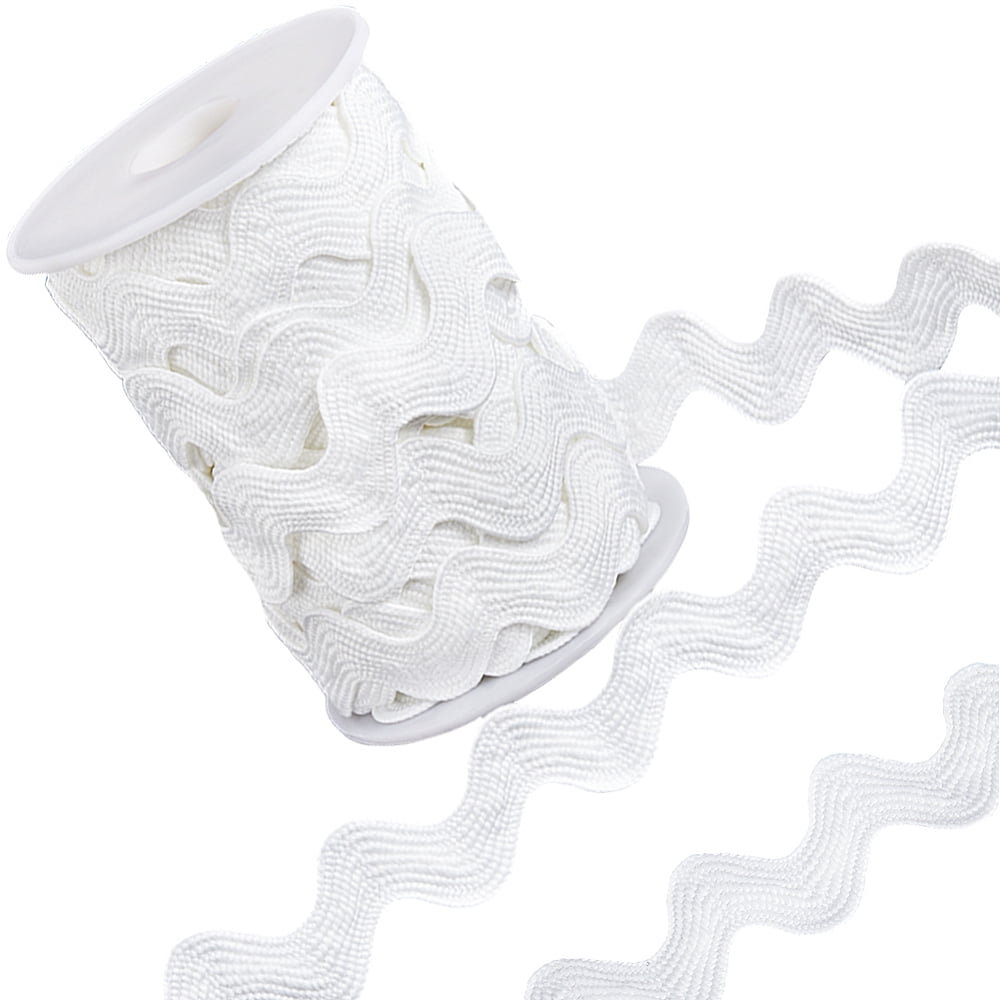 1roll Polyester Wavy Fringe Trim Wave Bending Lace Ribbon for Clothes ...