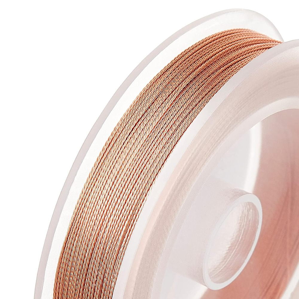 1roll about 87.49(80m)yards/roll 3 Strands Copper Craft Wire Long ...