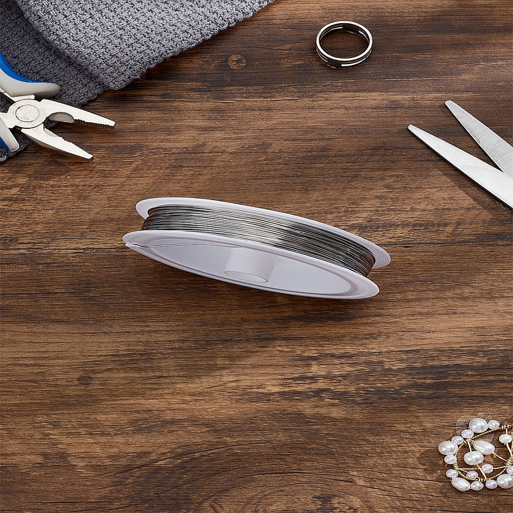 1set 1 Roll 304 Stainless Steel Wire Round for Wire Wrapping Jewelry ...