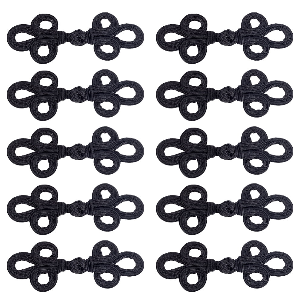 1set 10 Pairs Handmade Chinese Frog Knot Button sets Polypropylene ...