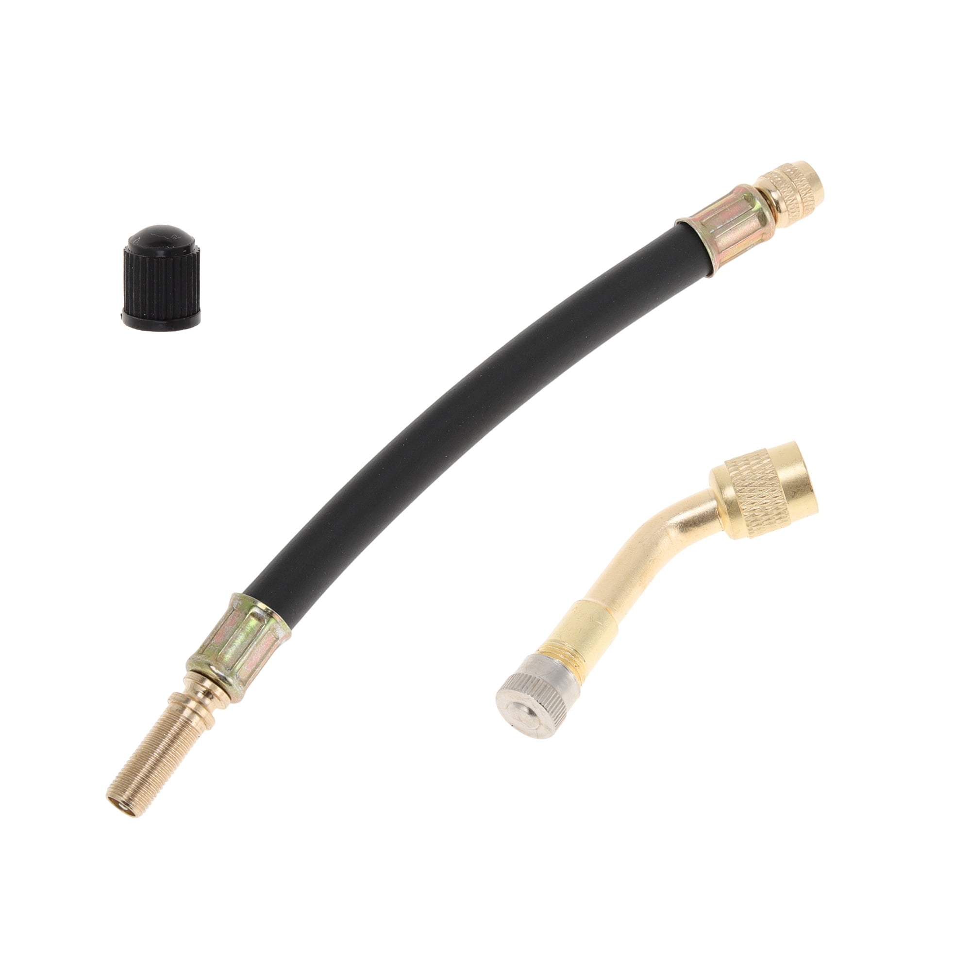 1set 135 Degree Copper Tire Valve Extension with Flexible Plastic 180mm ...