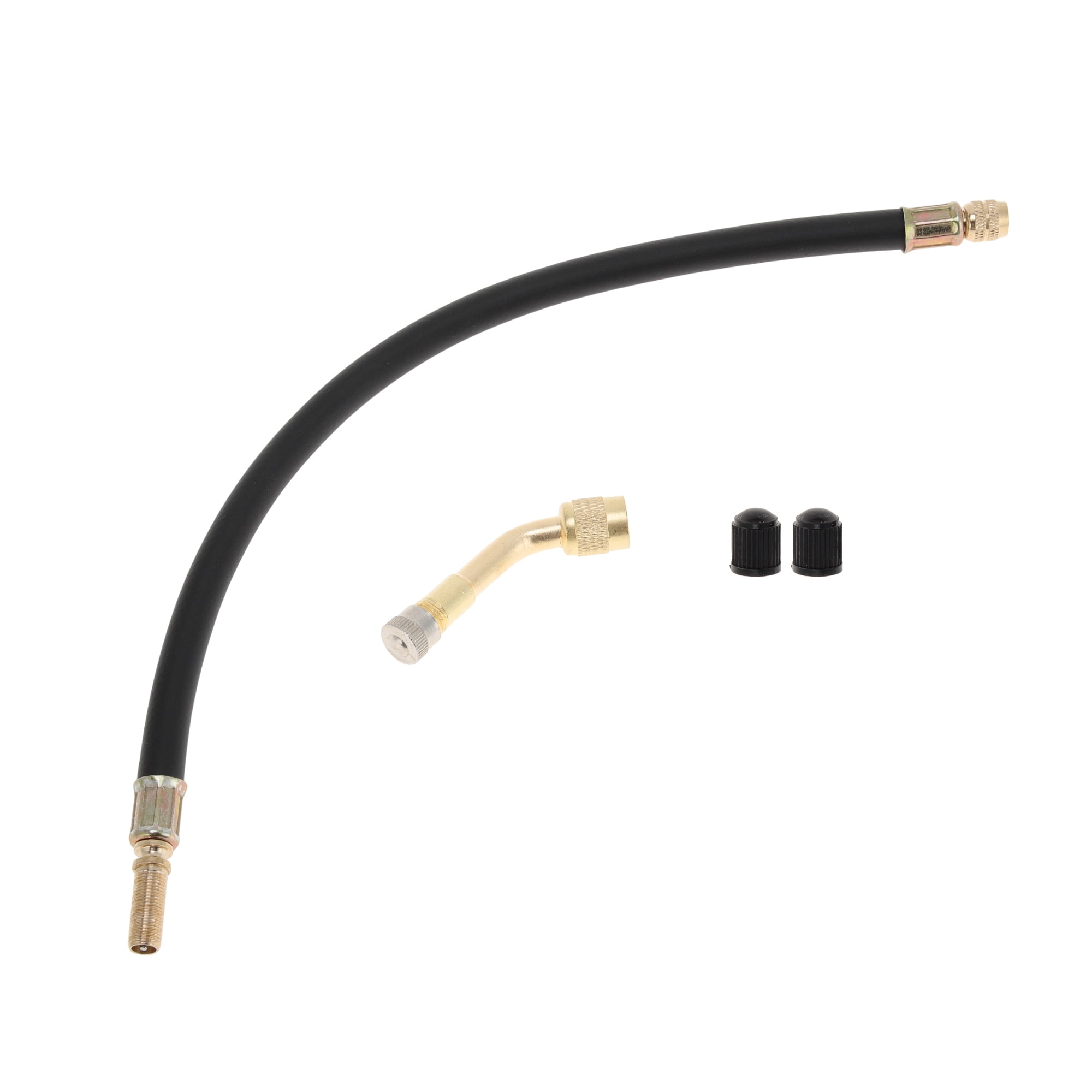 1set 135 Degree Copper Tire Valve Extension with Flexible Plastic 350mm ...