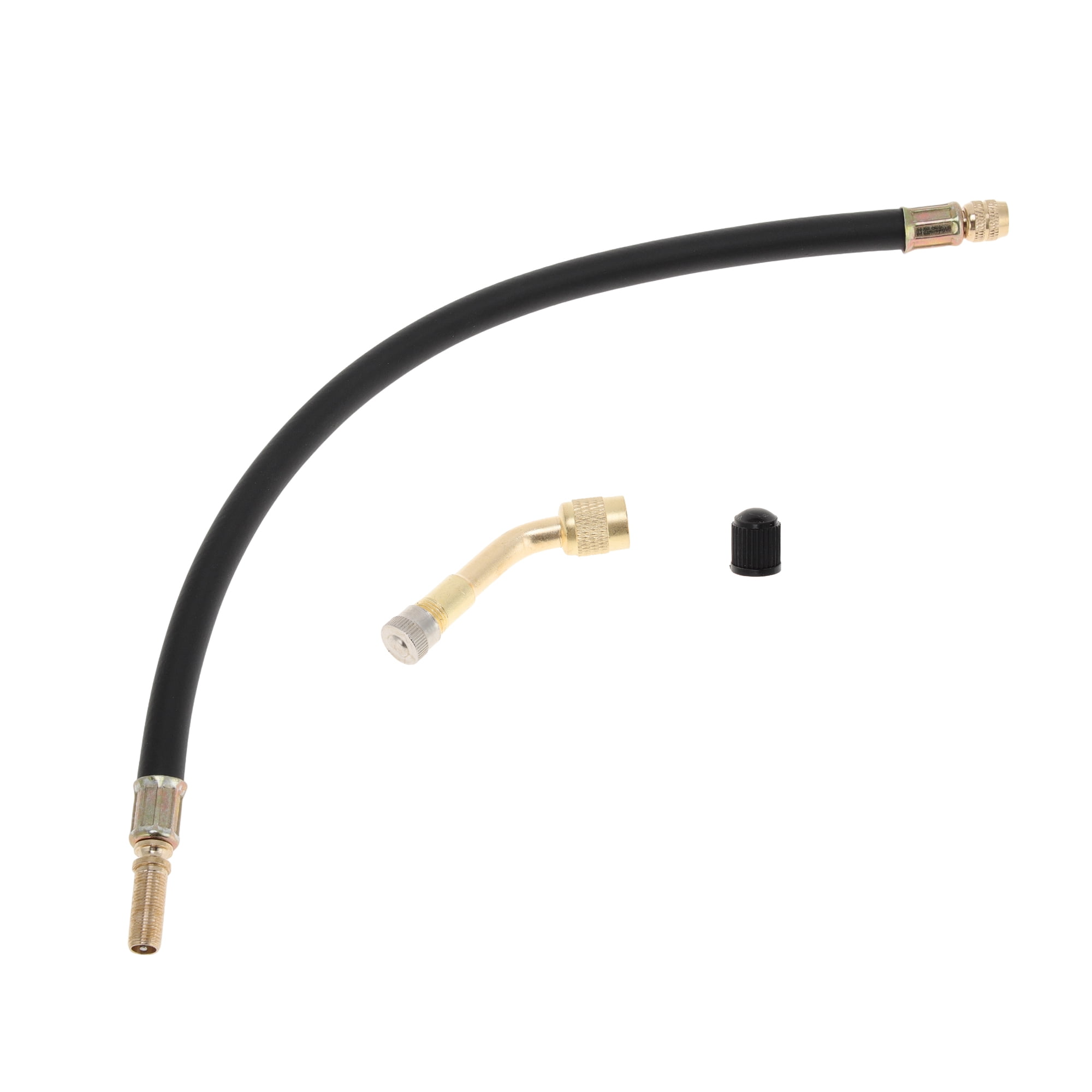 1set 135 Degree Copper Tire Valve Extension with Flexible Plastic 350mm ...