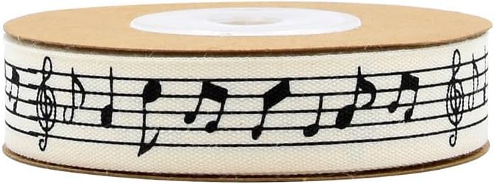 1set 1Roll Ribbon Musical Note Pattern for Gift Wrapping Party ...