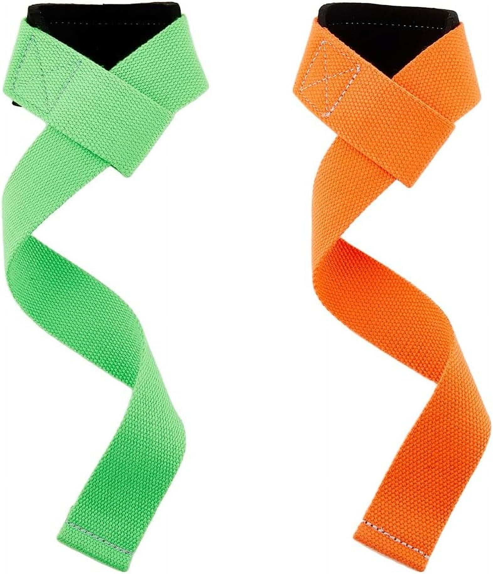 1set 2 colors Barbell Dumbbell Wrist Straps Comfortable Fit Polyester ...