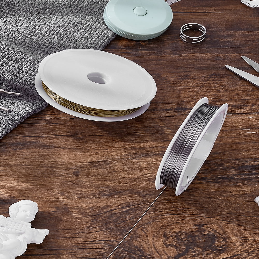 1set 2 rolls 2 colors Tiger Tail Wire Nylon-coated Stainless Steel ...