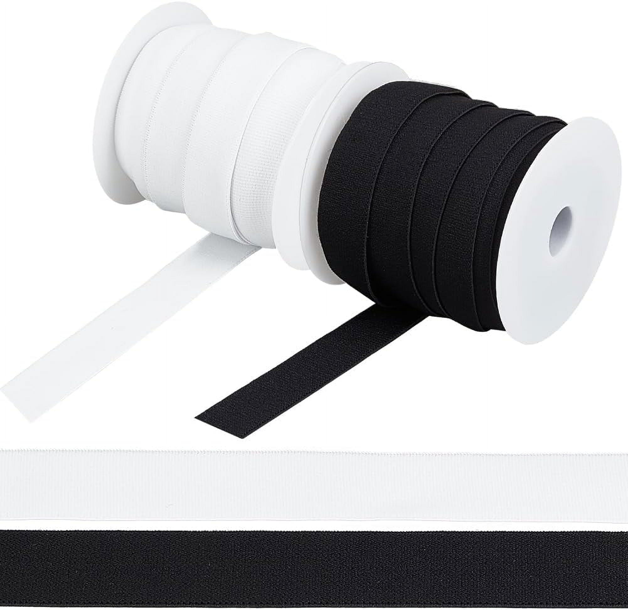 1set 20 Yards 2 colors Flat Nylon Elastic Cords Clothing Accessories ...