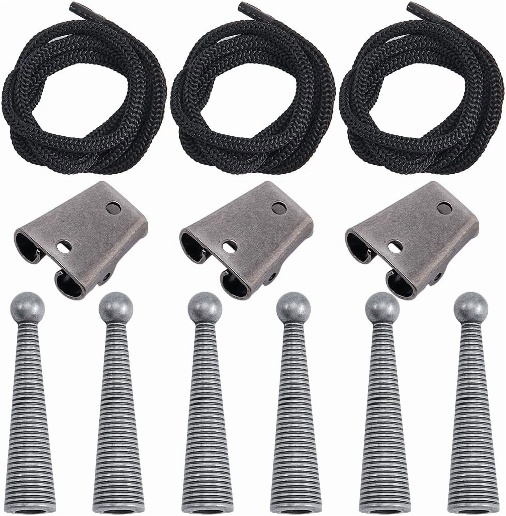 1set 3 Sets Iron Bolo Tie Findings Kit Bolo Tie Buckle Slide Clasps ...
