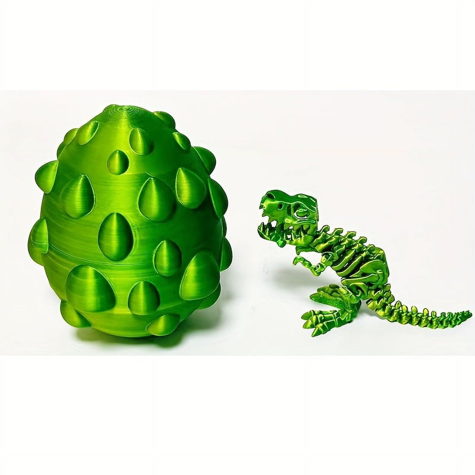 1set, 3D Printed Articulated Dragon With Mini Bubble Dragon Egg ...