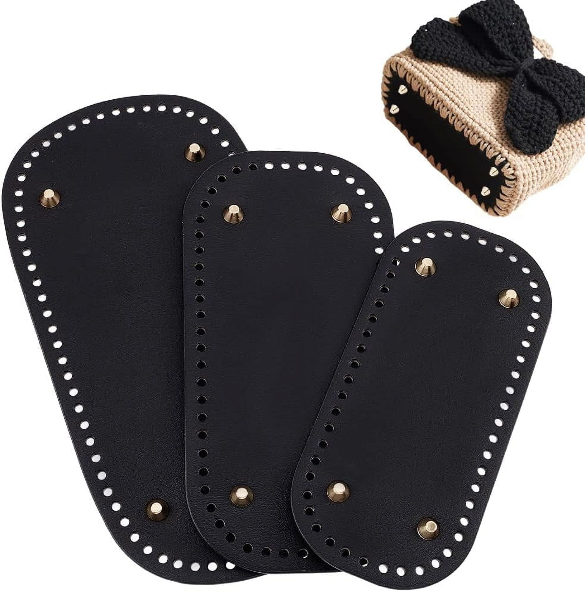 1set 3pcs Black Purse Bottom for Crochet 3 Sizes bag Bottom Oval ...