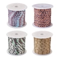 1set 4 Colors Flat Polyester Elastic Cord Webbing Garment Sewing ...