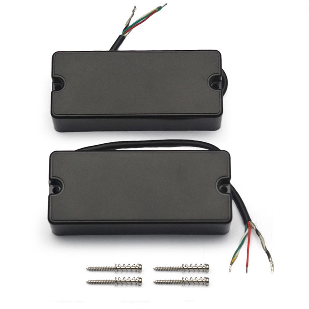 1set 4 String Electric Bass Guitar Pickups Humbucker Double Coil Bridge ...