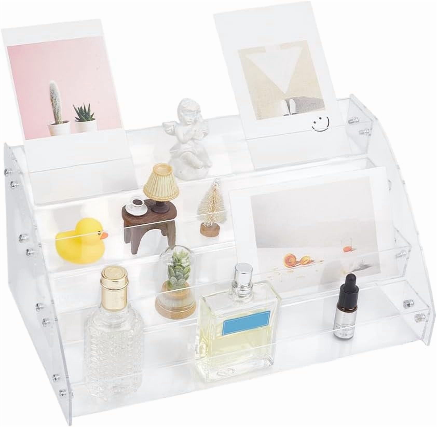 1set 4 Tier Clear Display Stand Greeting Card Display Rack Acrylic ...