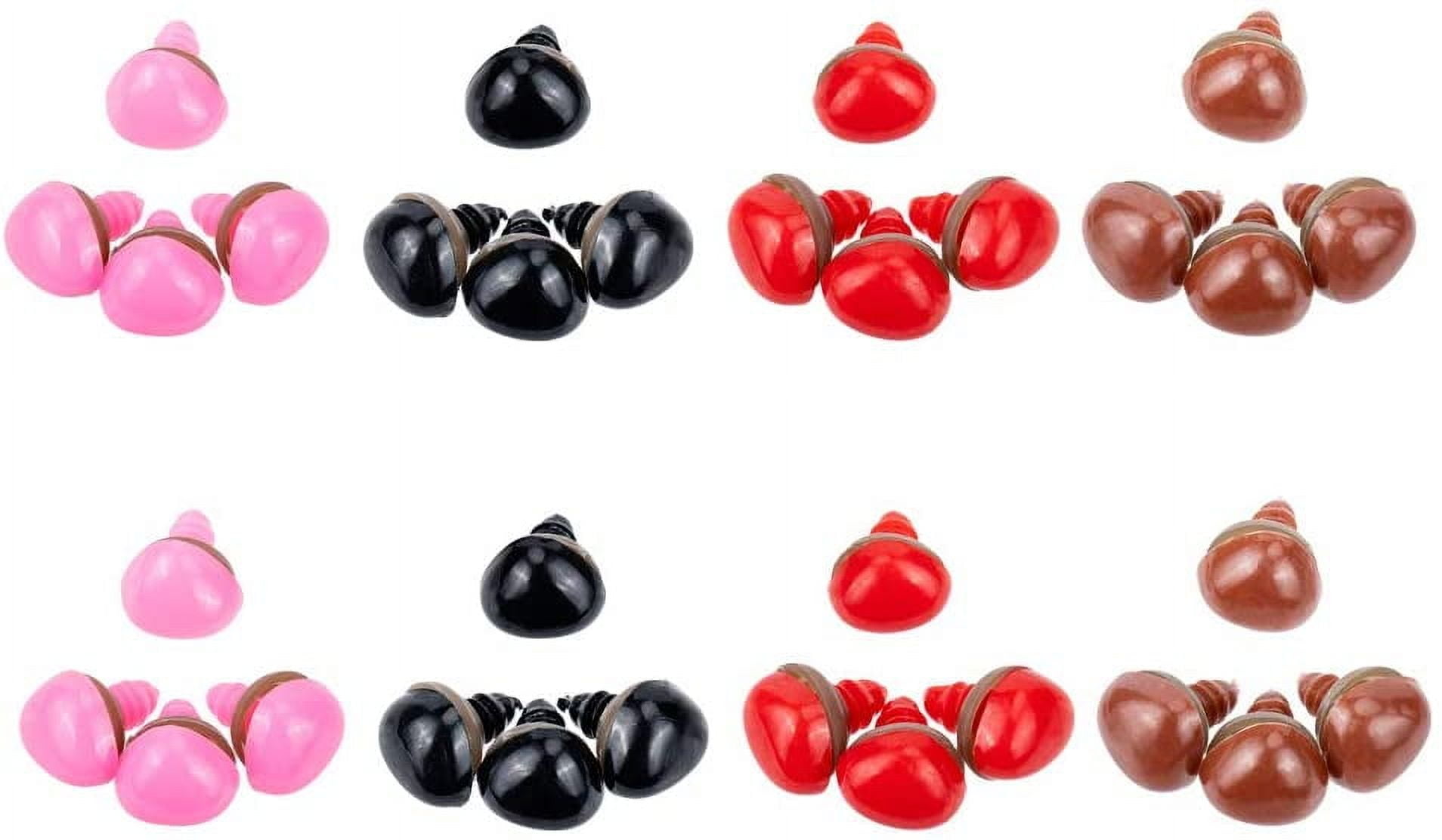 1set 420pcs 5 Size D-Type Safety Nose 4 color Plastic Safety Nose ...