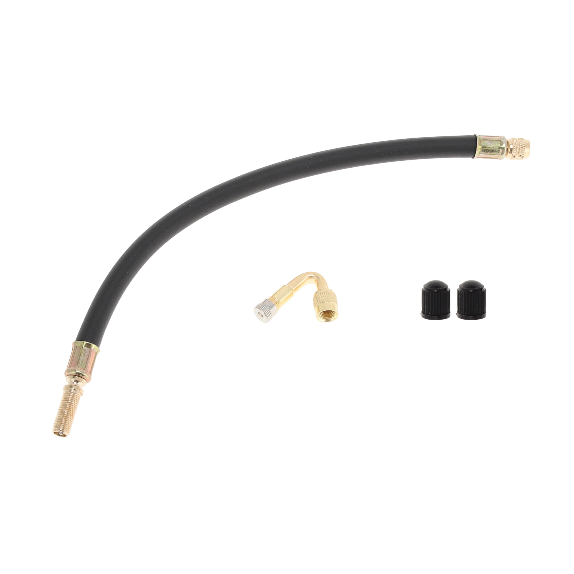 1set 45 Degree Copper Tire Valve Extension with Flexible Plastic 300mm ...