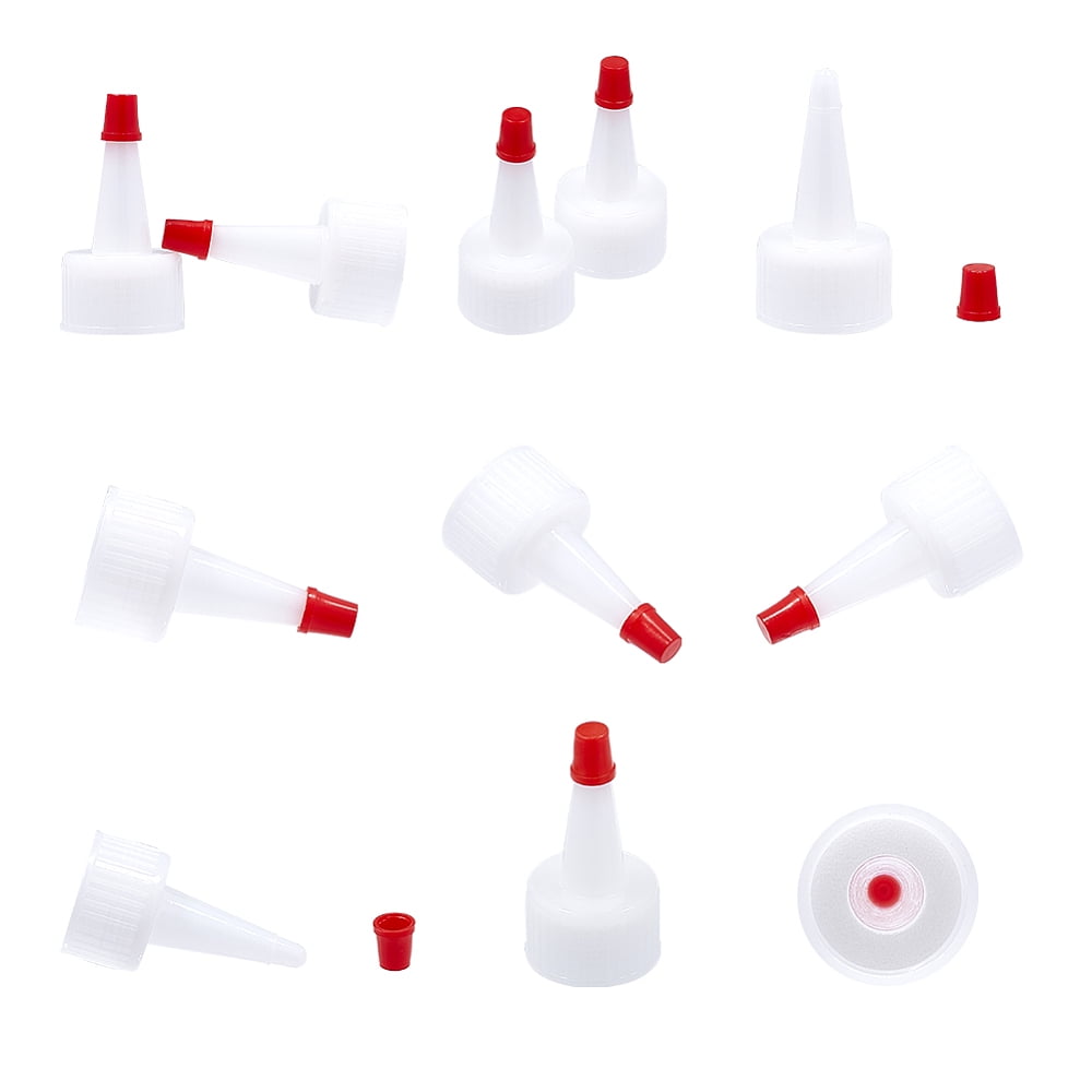 1set 50 pack Red-Tip Caps Plastic Bottle Caps Yorker Dispensing Cap ...