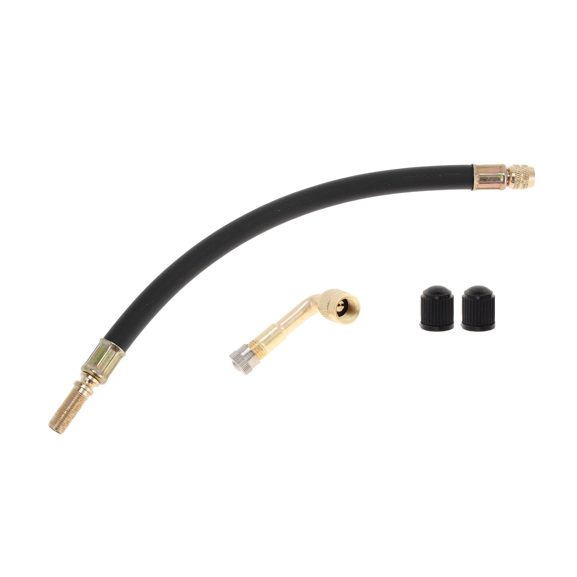 1set 90 Degree Copper Tire Valve Extension with Flexible Plastic 250mm ...