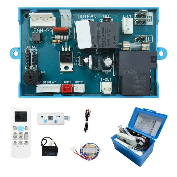 1Set Air Conditioner Control Panel, Ac Control System Board Set With ...