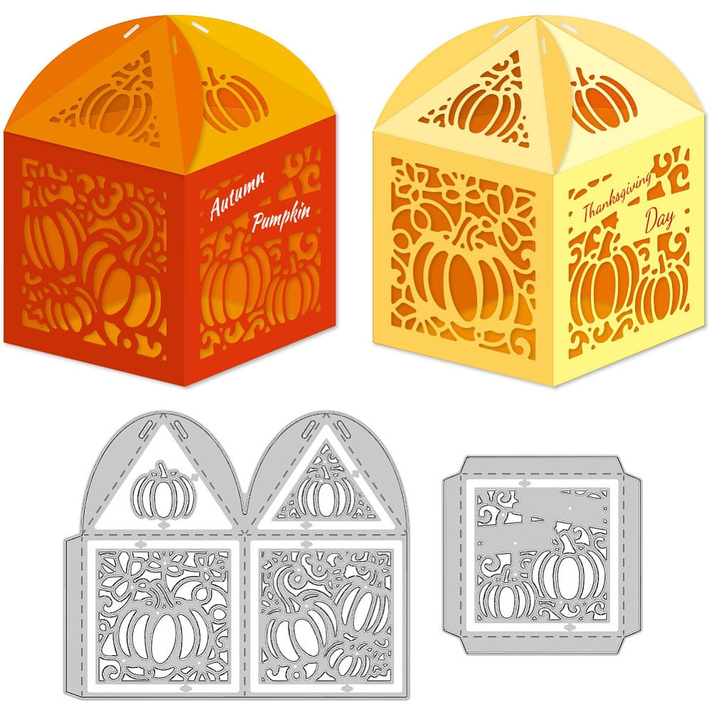 1set Autumn Pumpkin Theme Carbon Steel Cutting Dies Stencils for DIY ...