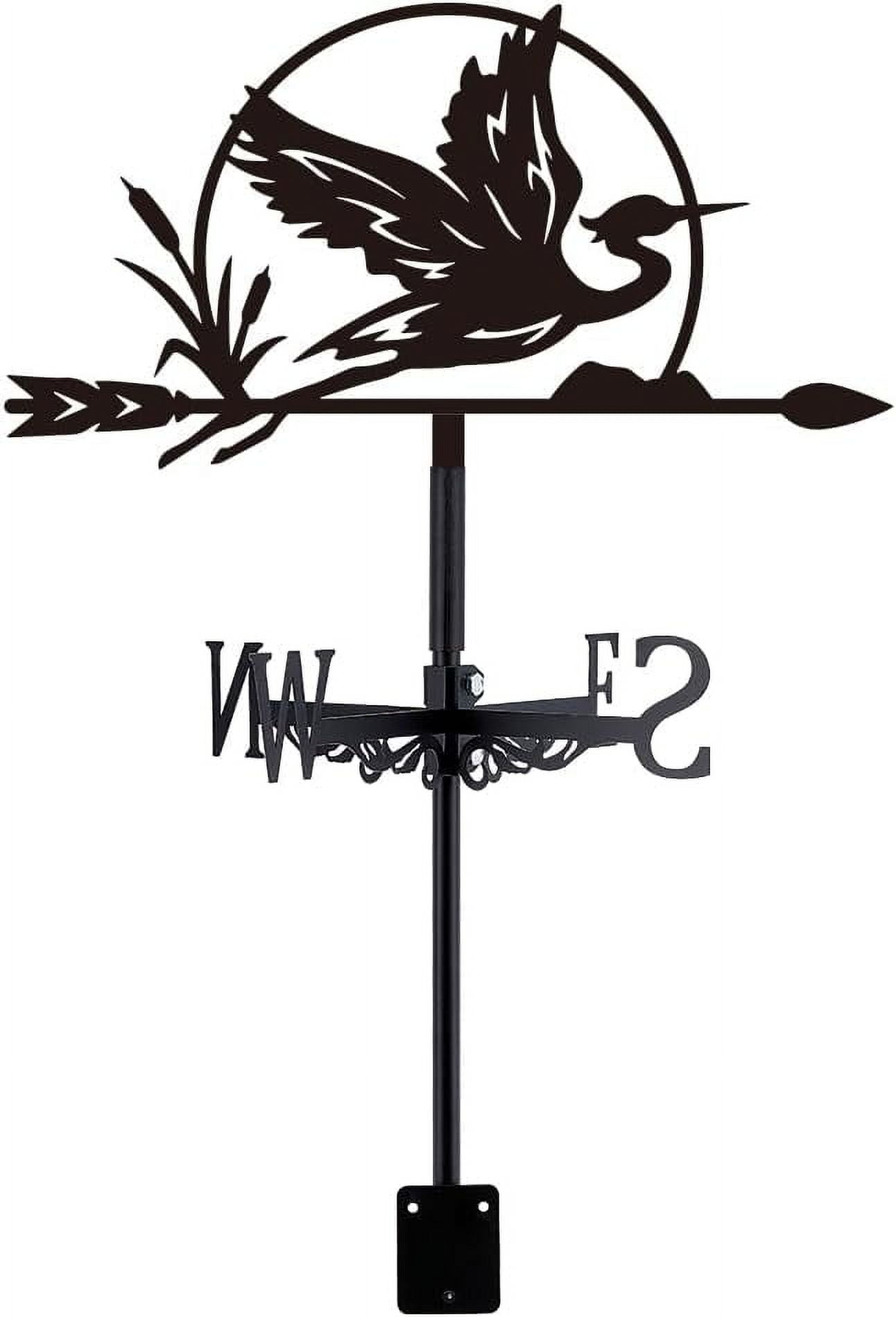 1set Birds Weathercock Weather Vane for Roof Metal Weathervane Wind ...