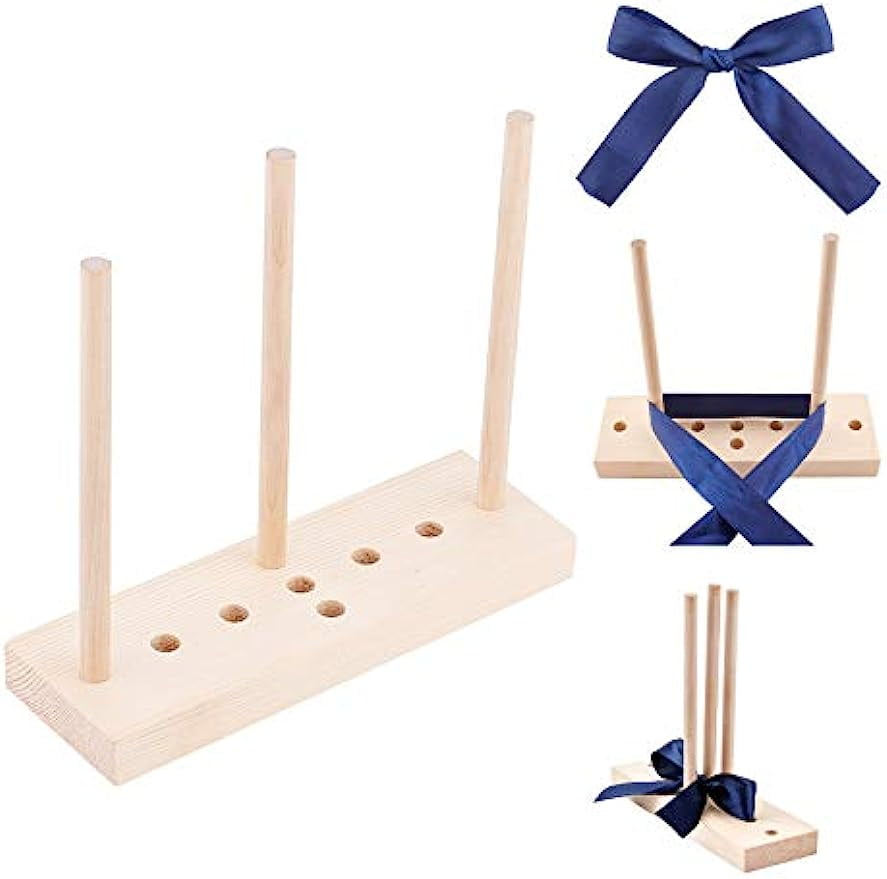 1set Bow Maker for Ribbon Wooden Wreath Bow Maker Tool for Gift Bows ...