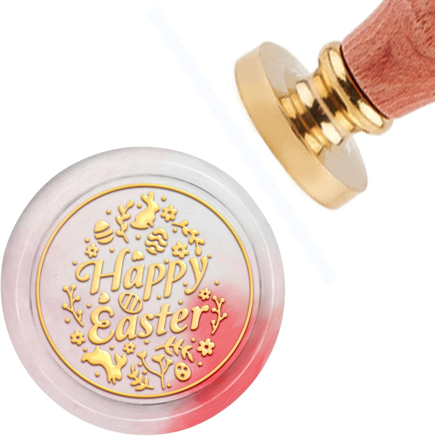 1set Brass Wax Seal Stamp with Handle for DIY Scrapbooking Rabbit ...
