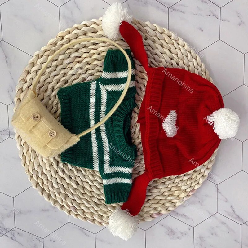 1set Clothes Suit Exquisite Soft Knitted Sweater DIY Accessories For ...