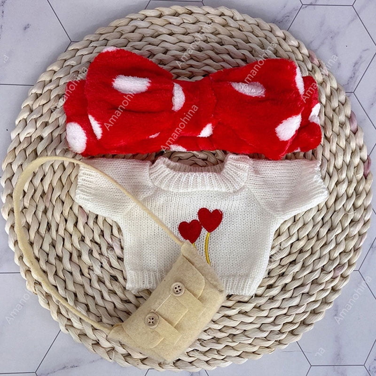 1set Clothes Suit Exquisite Soft Knitted Sweater DIY Accessories for ...