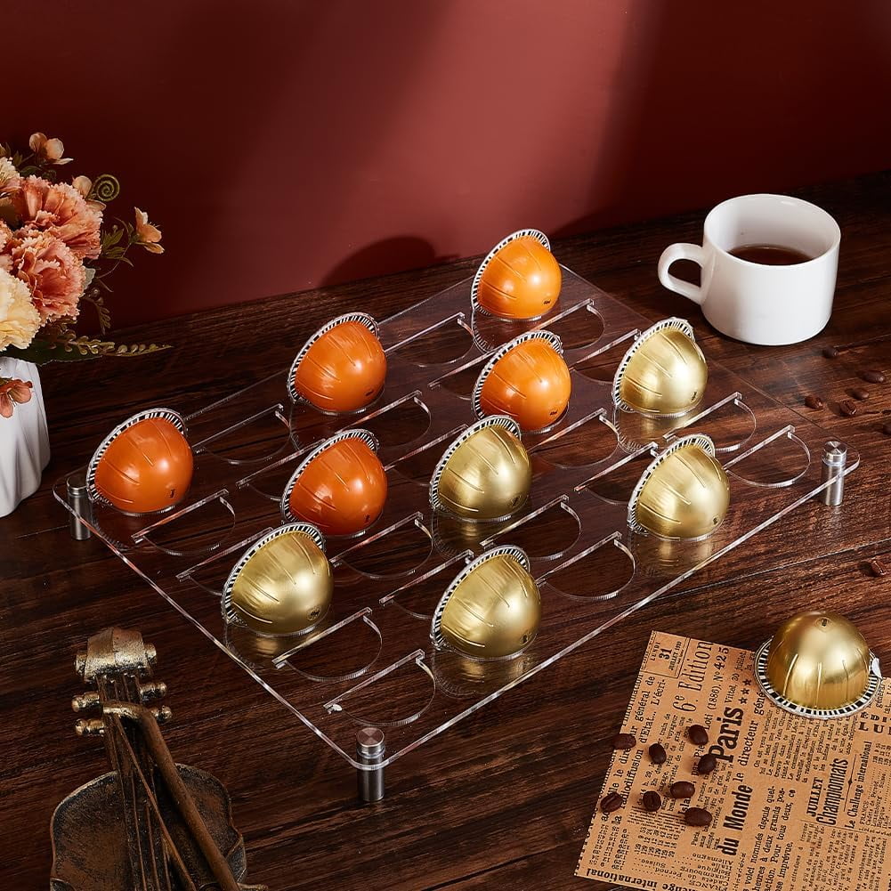 1set Coffee Pods Holder Coffee Storage Organizer Holds 30 Pods Coffee ...