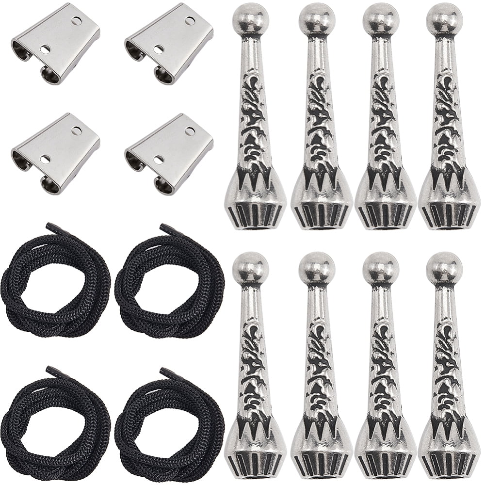 1set DIY Bolo Tie Making Kit Including Iron Bolo Tie Slide Clasp Alloy ...