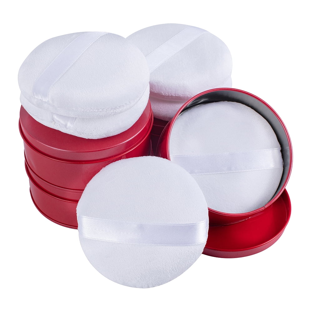1set DIY Cosmetics Storage Box Kits with Empty Tinplate Box and Cotton ...