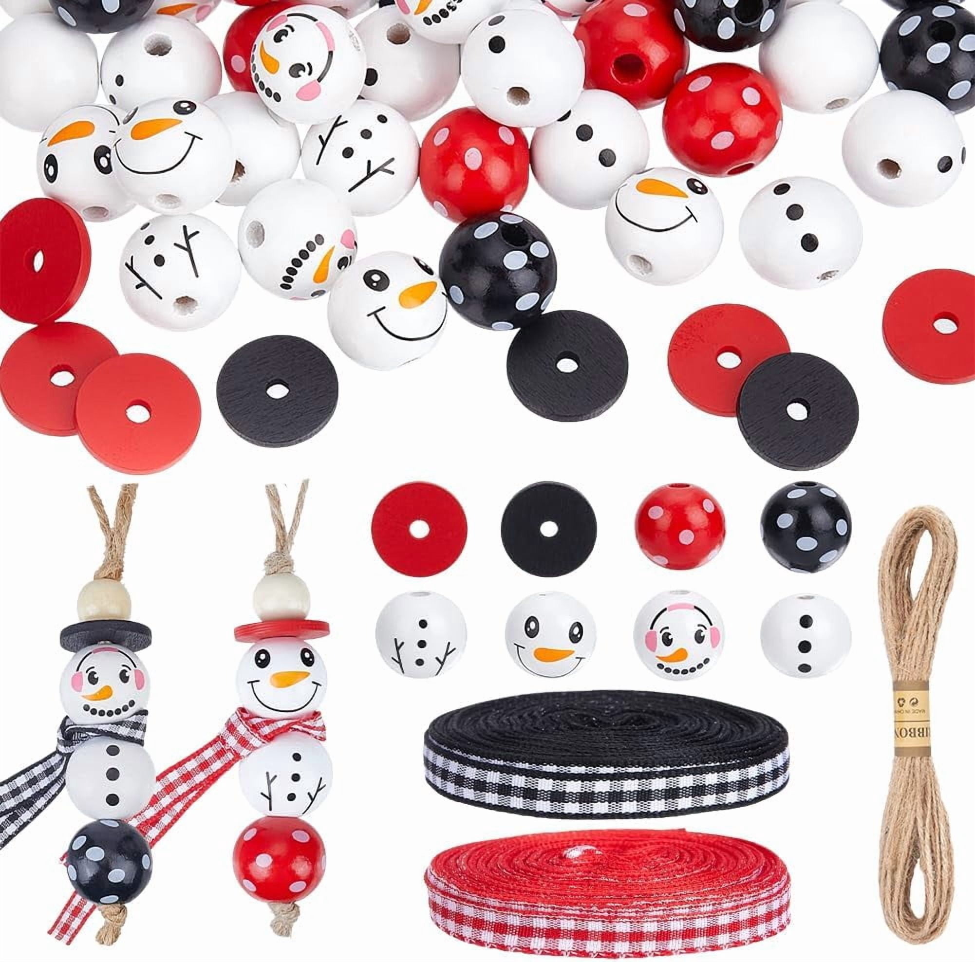 1set DIY Jewelry Making Supplies including Wooden Beads Polyester ...