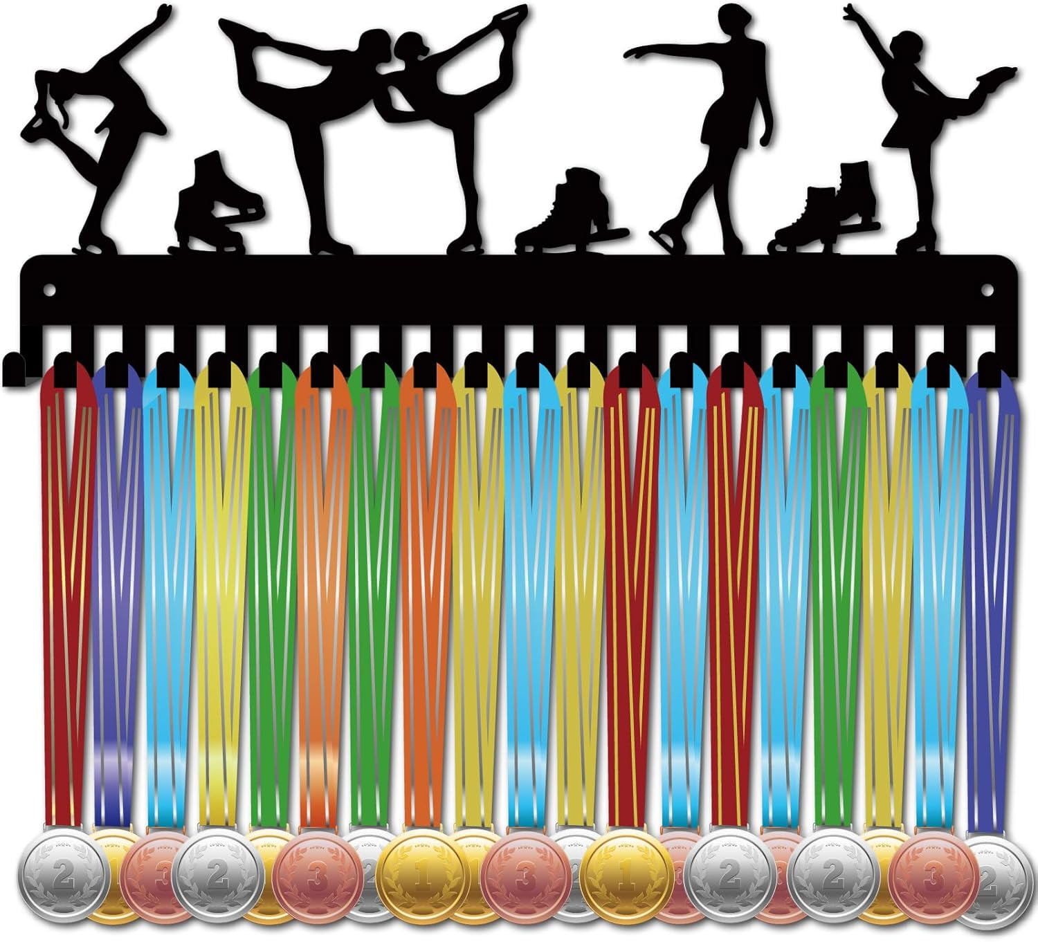 1set Dance Medal Holder Display Dancer Medal Hanger Sports Rack Iron ...