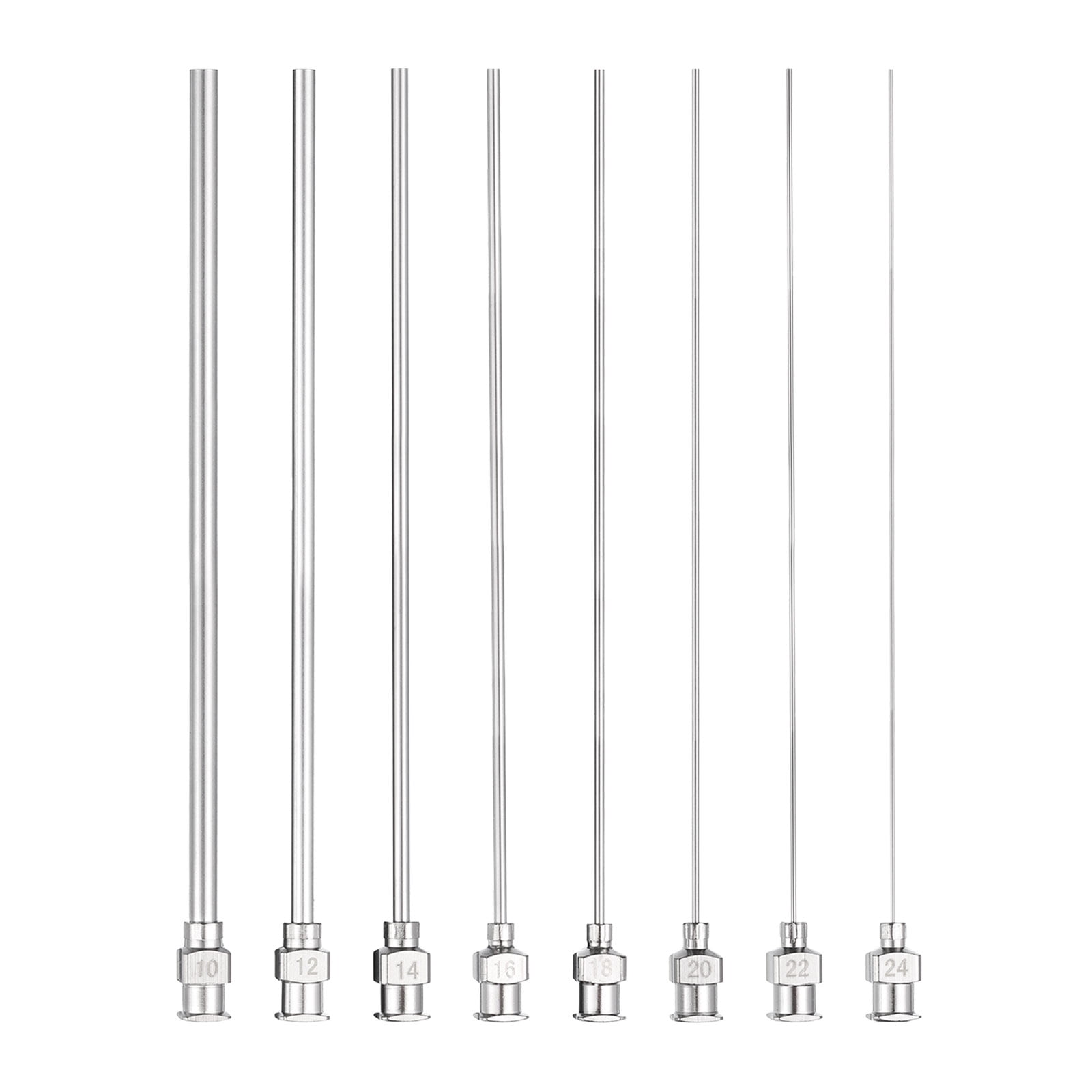 1set Dispensing Needles 10-24 Gauge 4 Inch Stainless Steel Blunt Tip ...