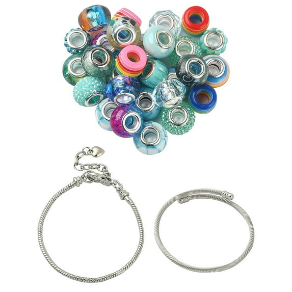 1set European Style Bracelet Making Kits Including Acrylic Resin ...