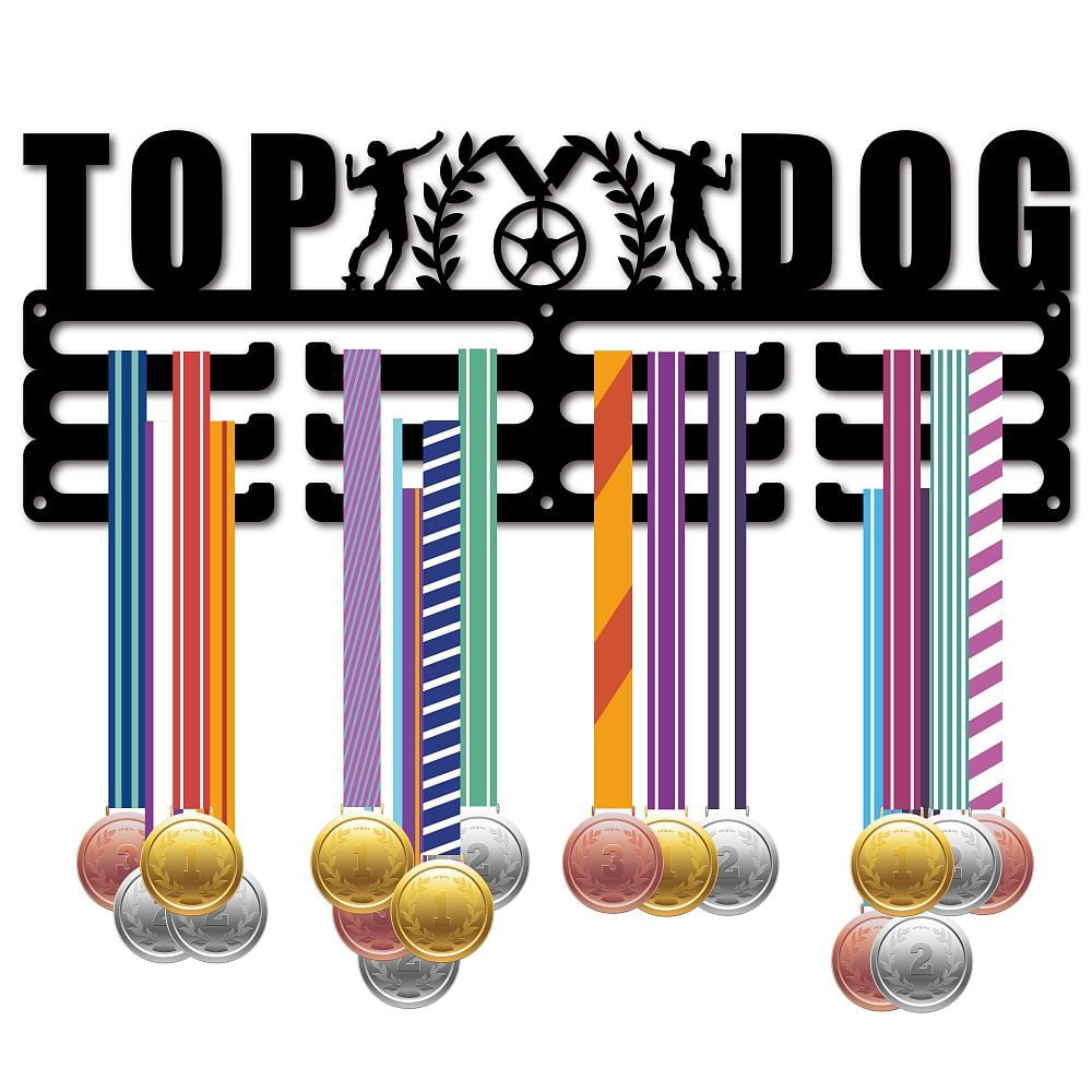 1set Fashion Iron Medal Hanger Holder Display Wall Rack 3-Line with ...