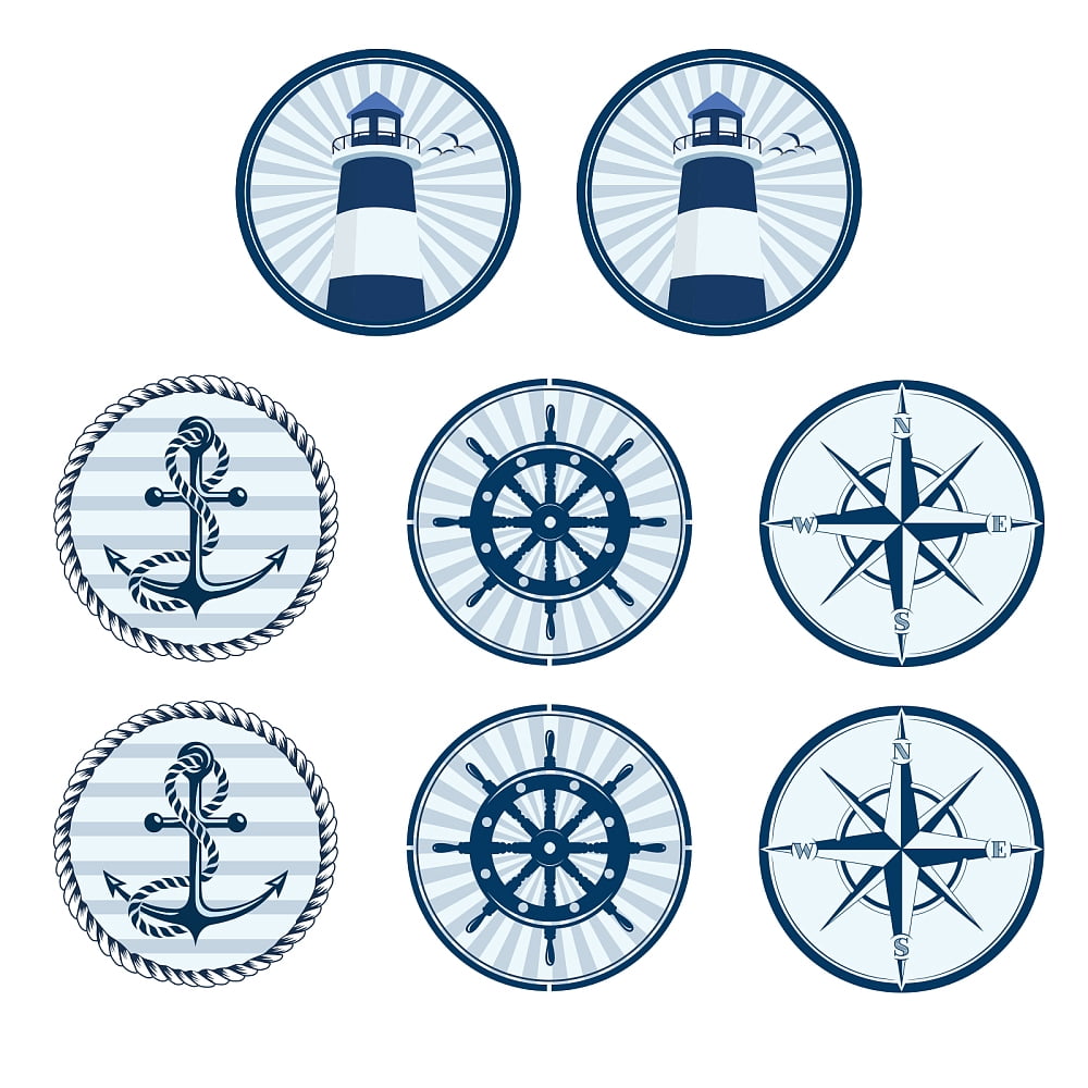 1set Flat Round PVC Self Adhesive Sticker Window Decorations ...